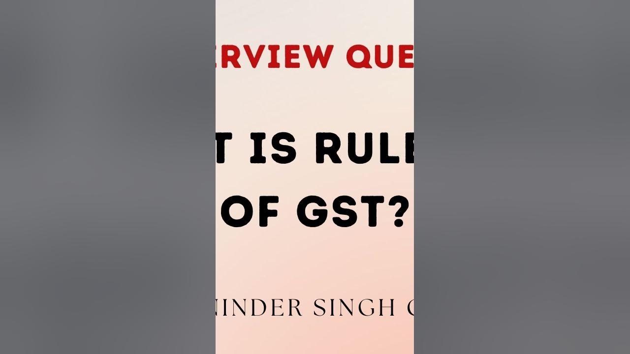 what-is-rule-88a-of-gst-top-gst-interview-question-7-youtube