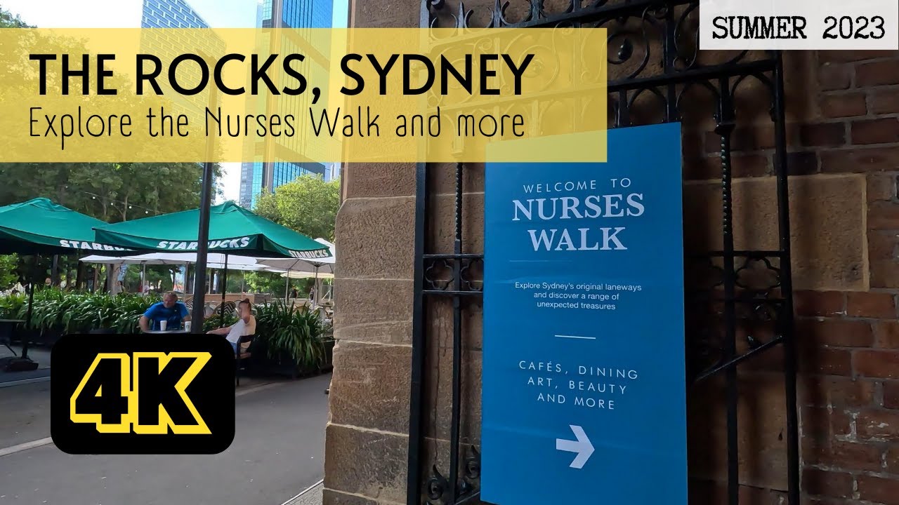 The Rocks, Sydney Australia - Nurses Walk and Argyle St - January 2023 ...