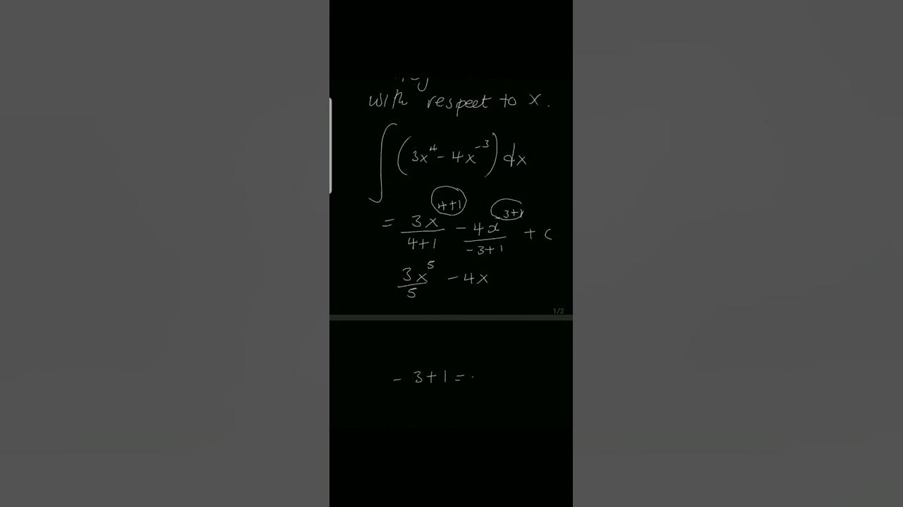 Integration |2018 GCE P1| Calculus . - YouTube