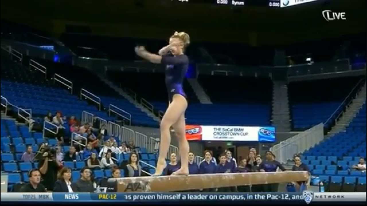 Allison Northey (Washington) 2015 Beam vs UCLA 9.8 - YouTube