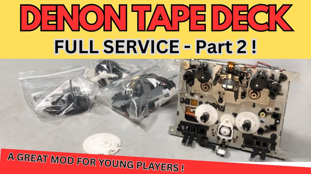 Denon DN 770R Tape Deck Cam - Part 2 - YouTube