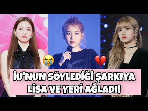 İU'NUN SÖYLEDİĞİ ŞARKIYA LİSA VE YERİ AĞLADI | LİSA ÖDÜL TÖRENİNDE AĞLADI NEDEN?