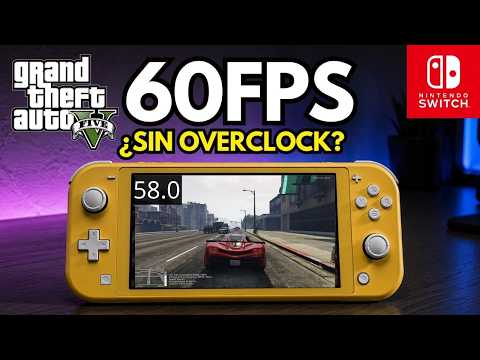 GTA V EN SWITCH 🤯 ¡NUEVO PARCHE Y MÁXIMA CONFIGURACIÓN DE FPS! (Switch Lite / V1 2017/V2/OLED)