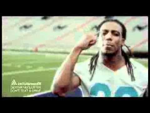 Dexter McCluster Texting and Driving Commercial - YouTube