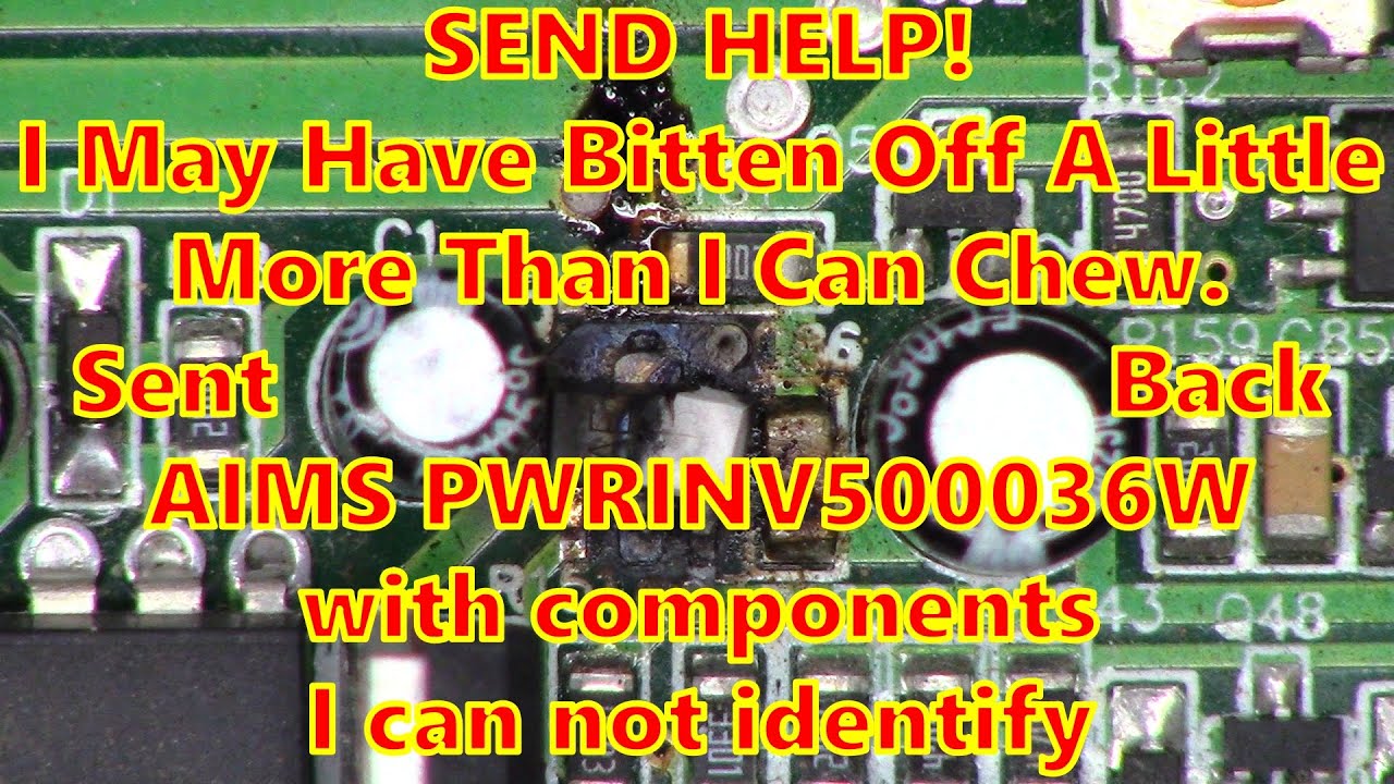 SEND HELP! I May Have Bitten Off More Than I Can Chew. AIMS ...