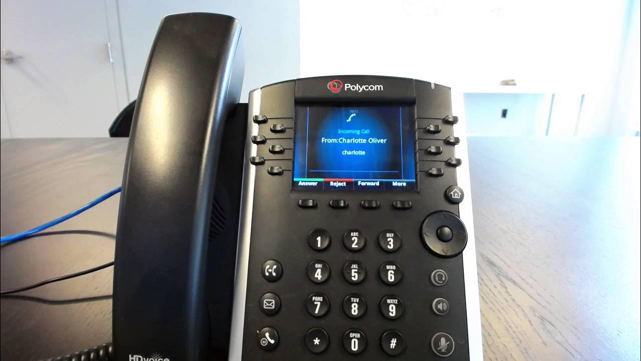 Intercom and paging features for Polycom VVX Phones - YouTube