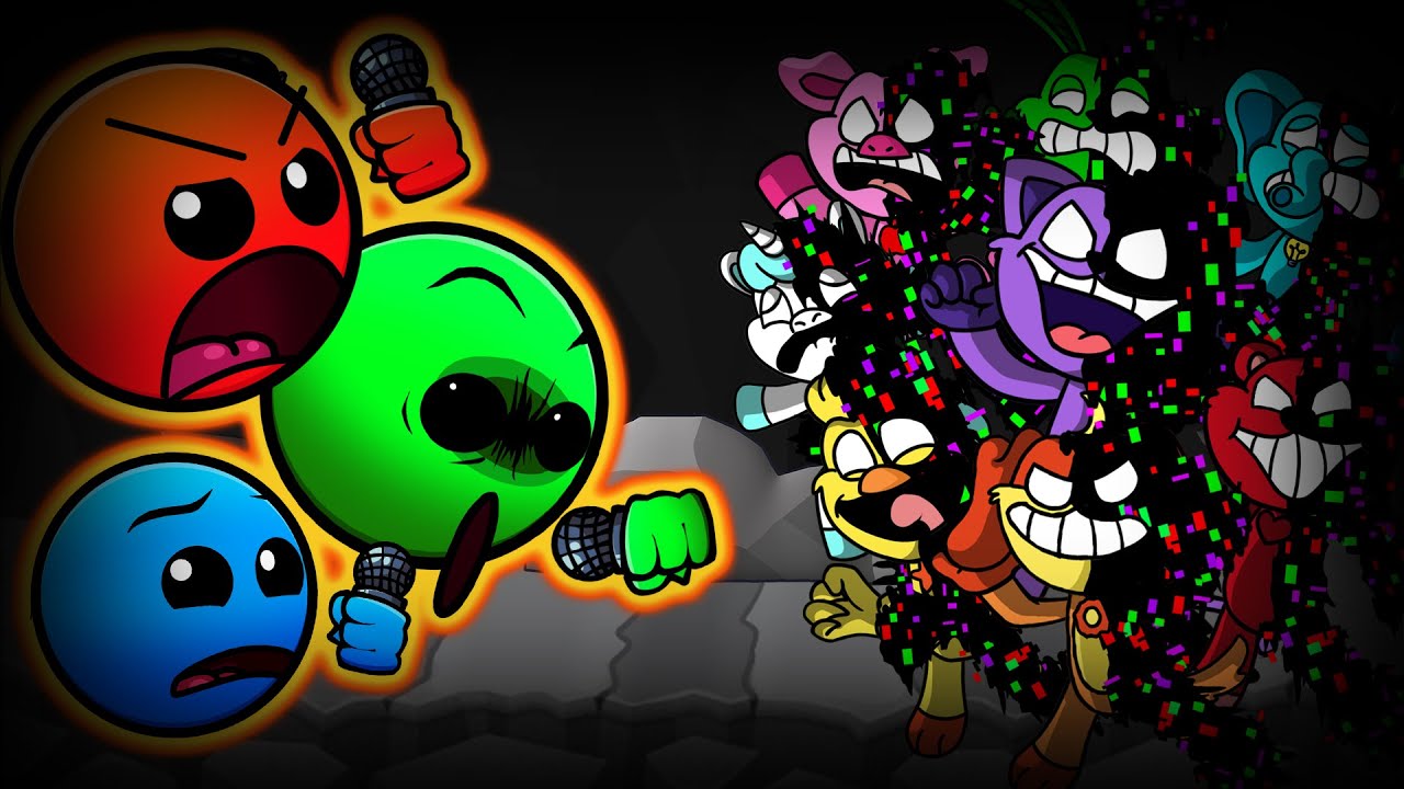 NEW Geometry Dash | Geometry Dash VS Pibby Smiling Critter | Poppy ...