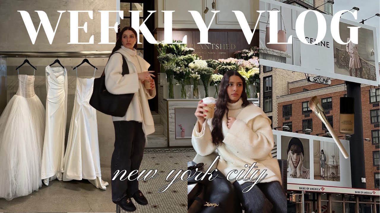 week in my life as an NYC Fashion Employee (and as a part-time bride ...