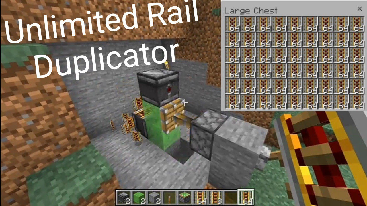 Automatic RAIL Duplicator 1.18 | Minecraft || Vibrant々Gaming - YouTube