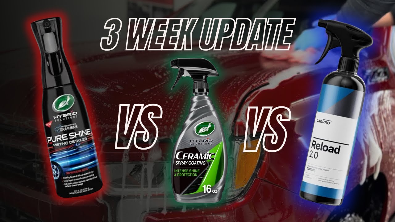 Longest Lasting Spray Wax? Ceramic vs Graphene vs Silica PART 2 - YouTube