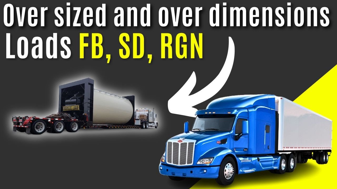How to Pull Over sized and over dimensions permits: USA Truck ...