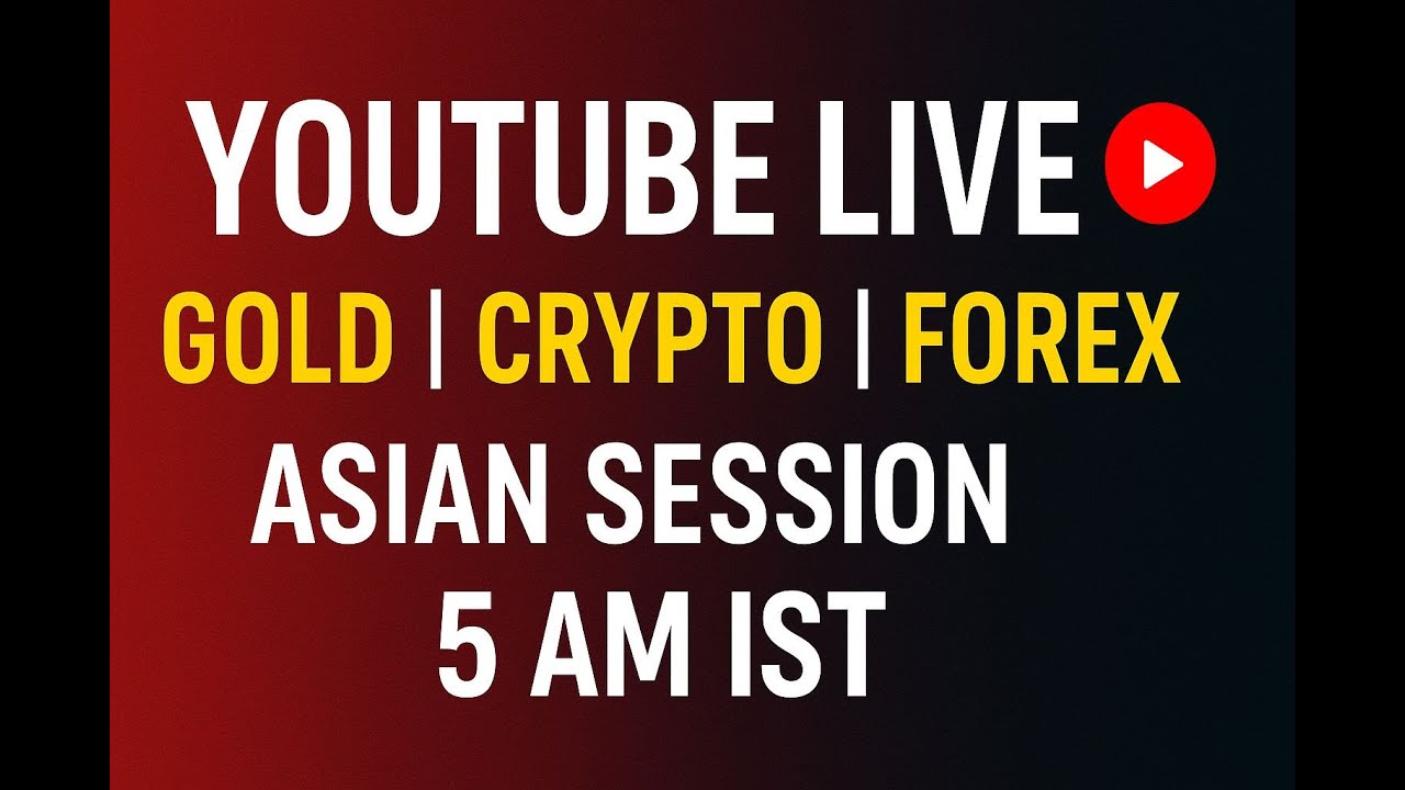 Live Trading 8 ICT SMC | Gold, Forex & Crypto | Asian Session - YouTube