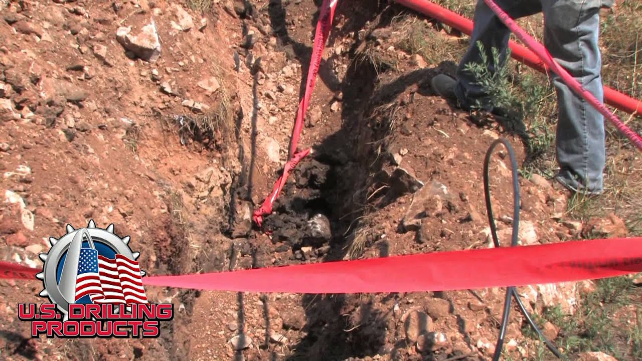 US Drilling Company Directional Underground Boring Bit Demonstration ...