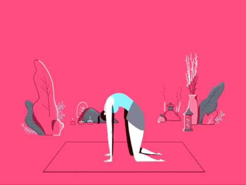 forward bending on kneeling [Exercises about Yoga] - YouTube