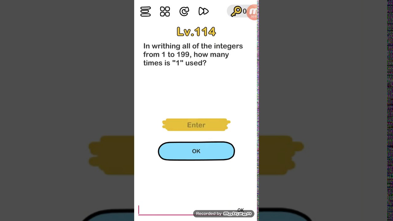 brain out level 114-in writing all of the integer from 1 to 199.how ...