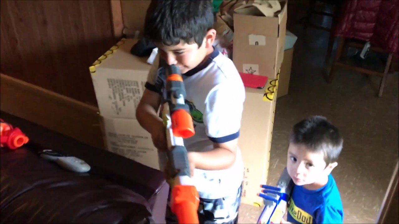 tactical nerf gun sweeping. - YouTube