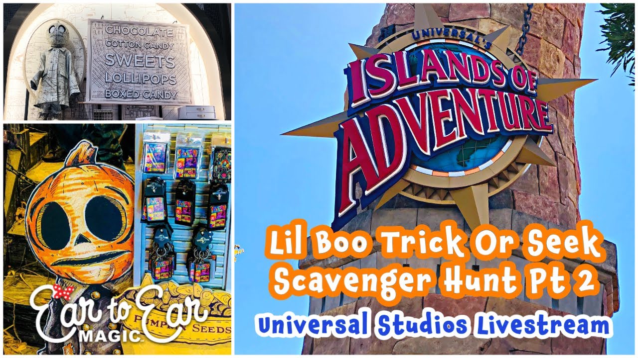 🔴 LIVE - Lil Boo Trick or Seek - Universal Studios Livestream 10.09.23 ...