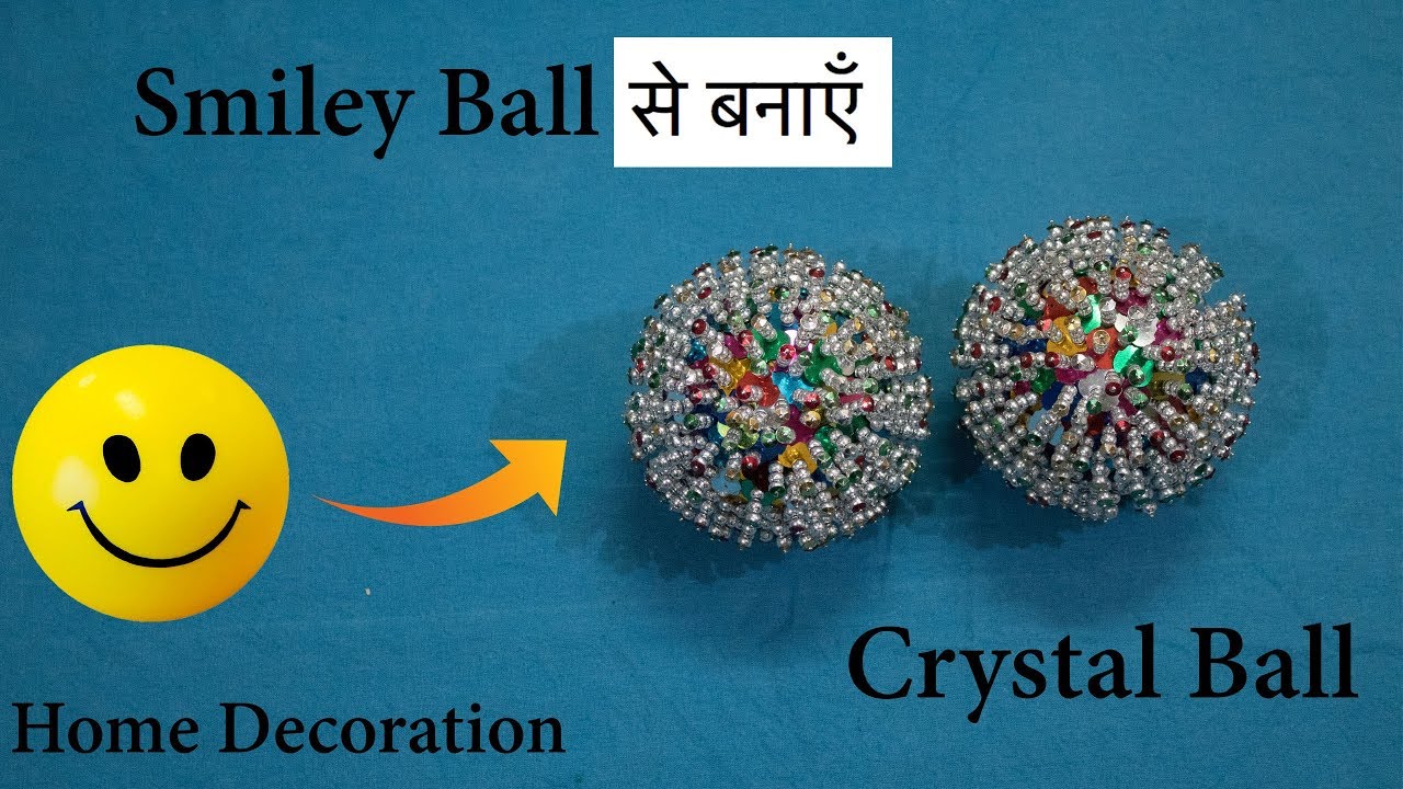 [DIY] How to Make a Decorative Crystal Ball! Decorative Showpiece - By ...