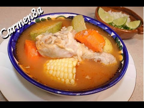 Caldo de Pollo con Verduras Estilo8a
