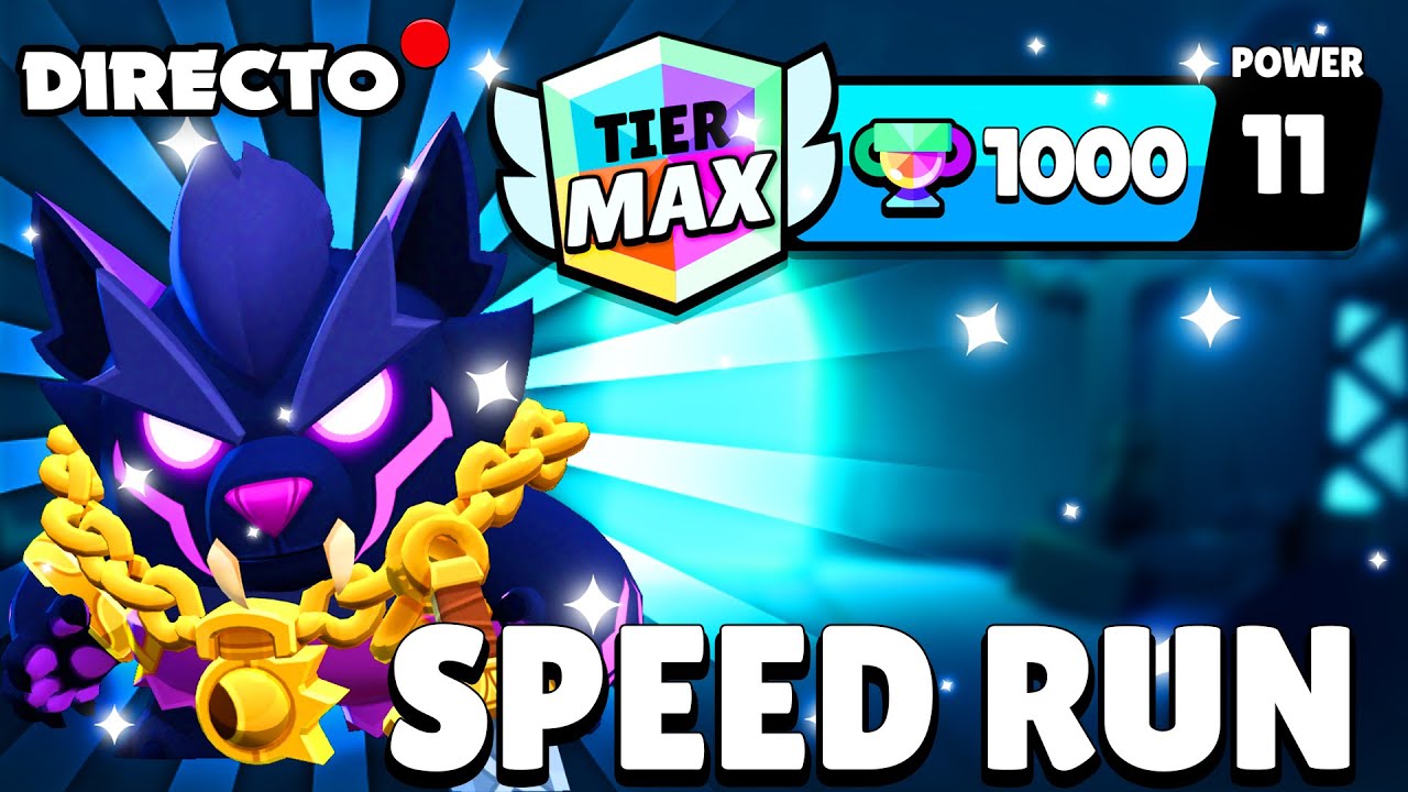 !SUBO A BUZZ A TIER MAX! SPEED RUN SE VIENE SORTEO DE BRAWL PASS - YouTube