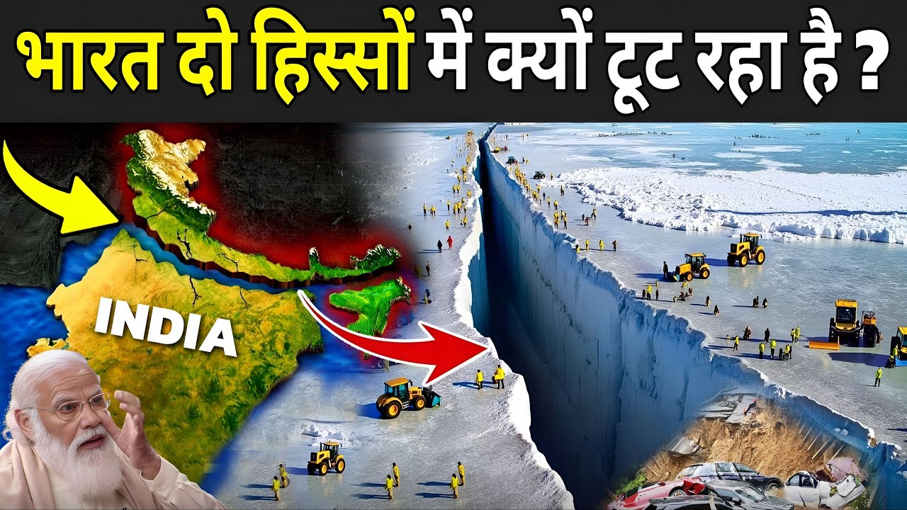 भारत दो हिस्सों में क्यों हो रहा है ? | Indian Tectonic Plate Is ...