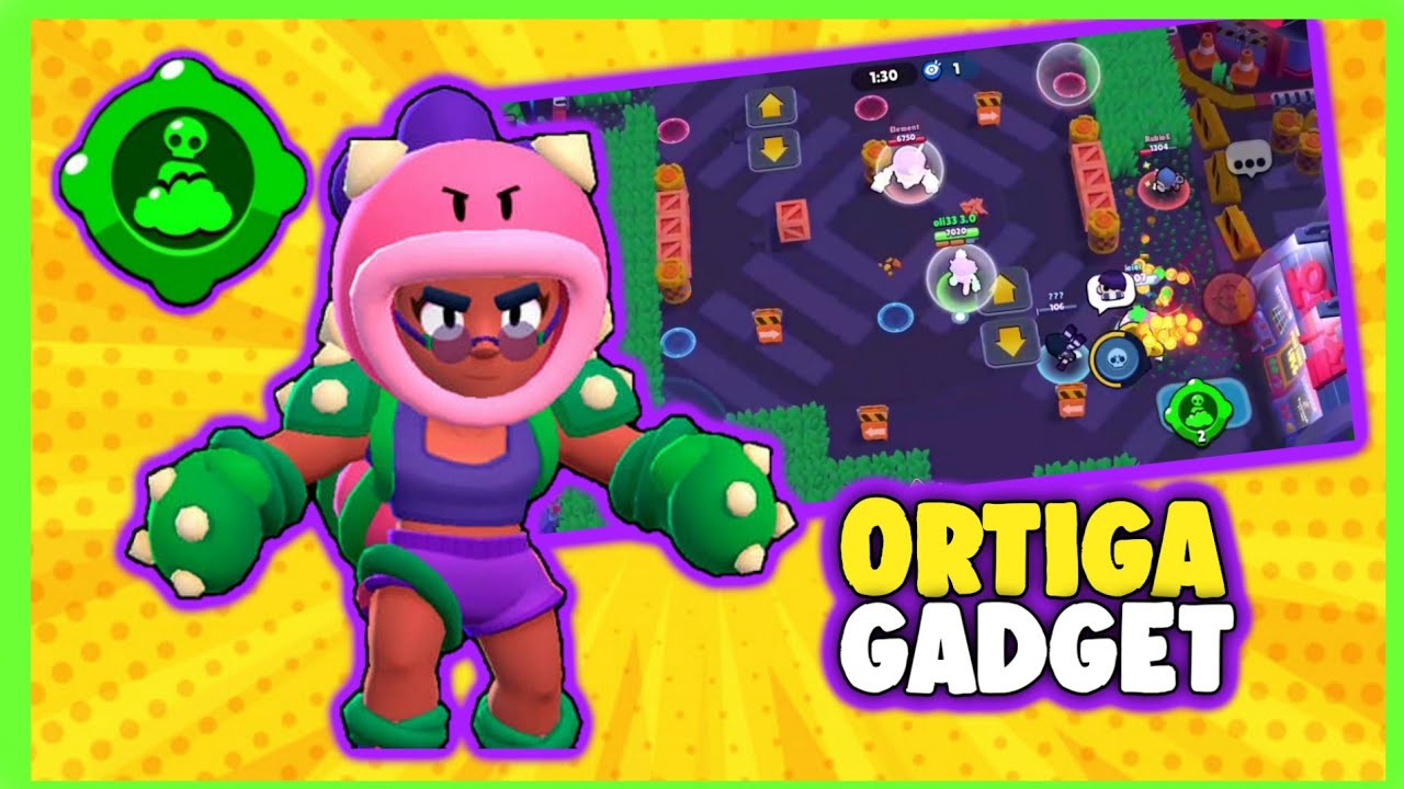 🤩Como JUGAR CON EL GADGET DE ROSA ORTIGAS🤩| Brawl Stars - Olix YT - YouTube