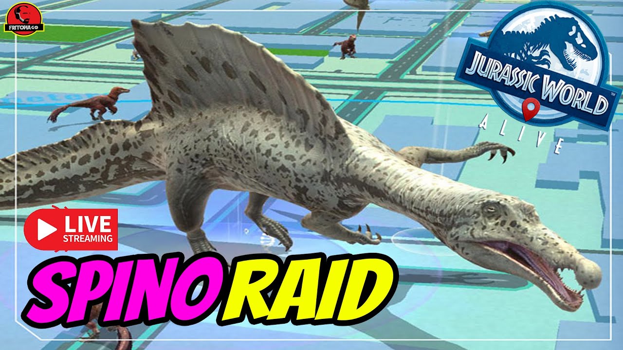 🚨SPINOSAURUS AEGYPTIACUS🚨 NUEVA RAID OMEGA en Jurassic World Alive al COMPLETO - YouTube