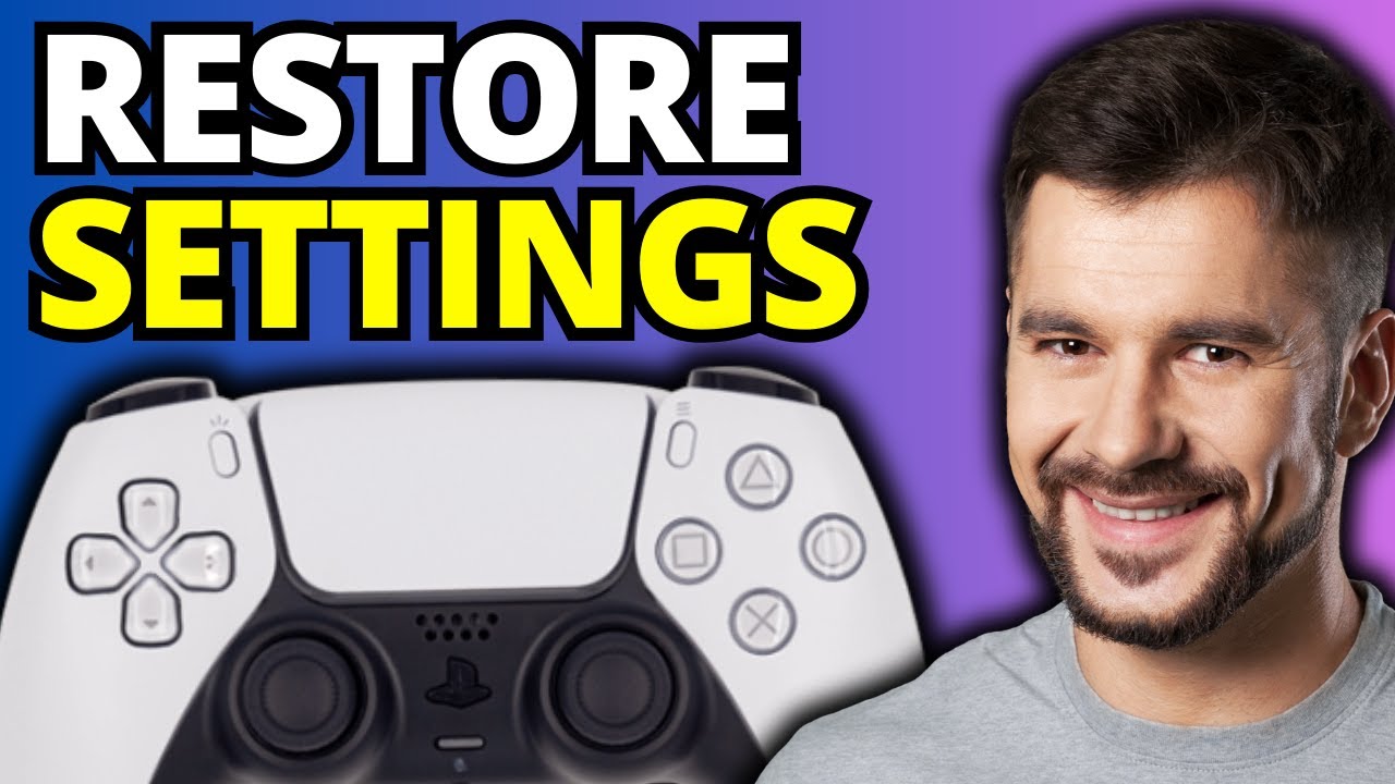 How To Restore Default Settings In Ps5 No File Deletion Youtube