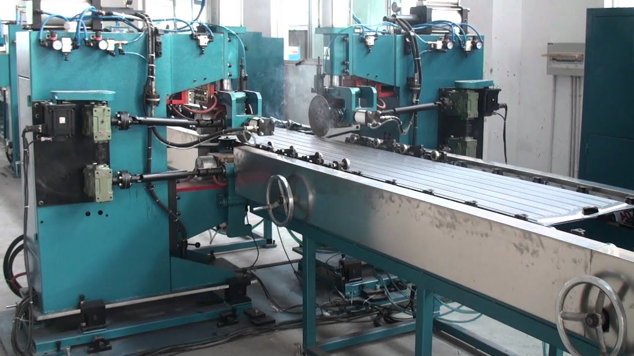 Fully automatic transformer radiator production line - YouTube