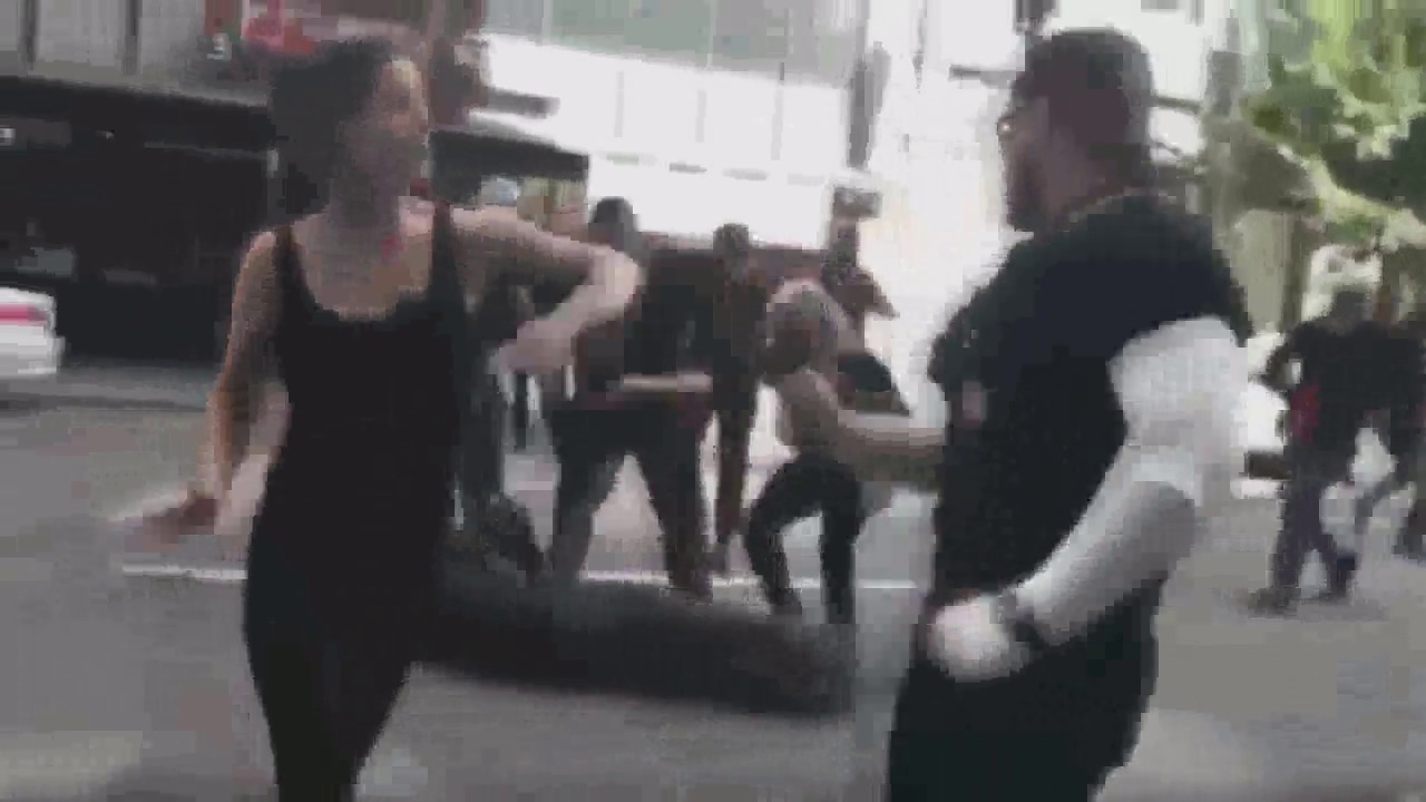 Antifa Tries To Beat Man With Metal Baton and Gets Knocked Out In One ...