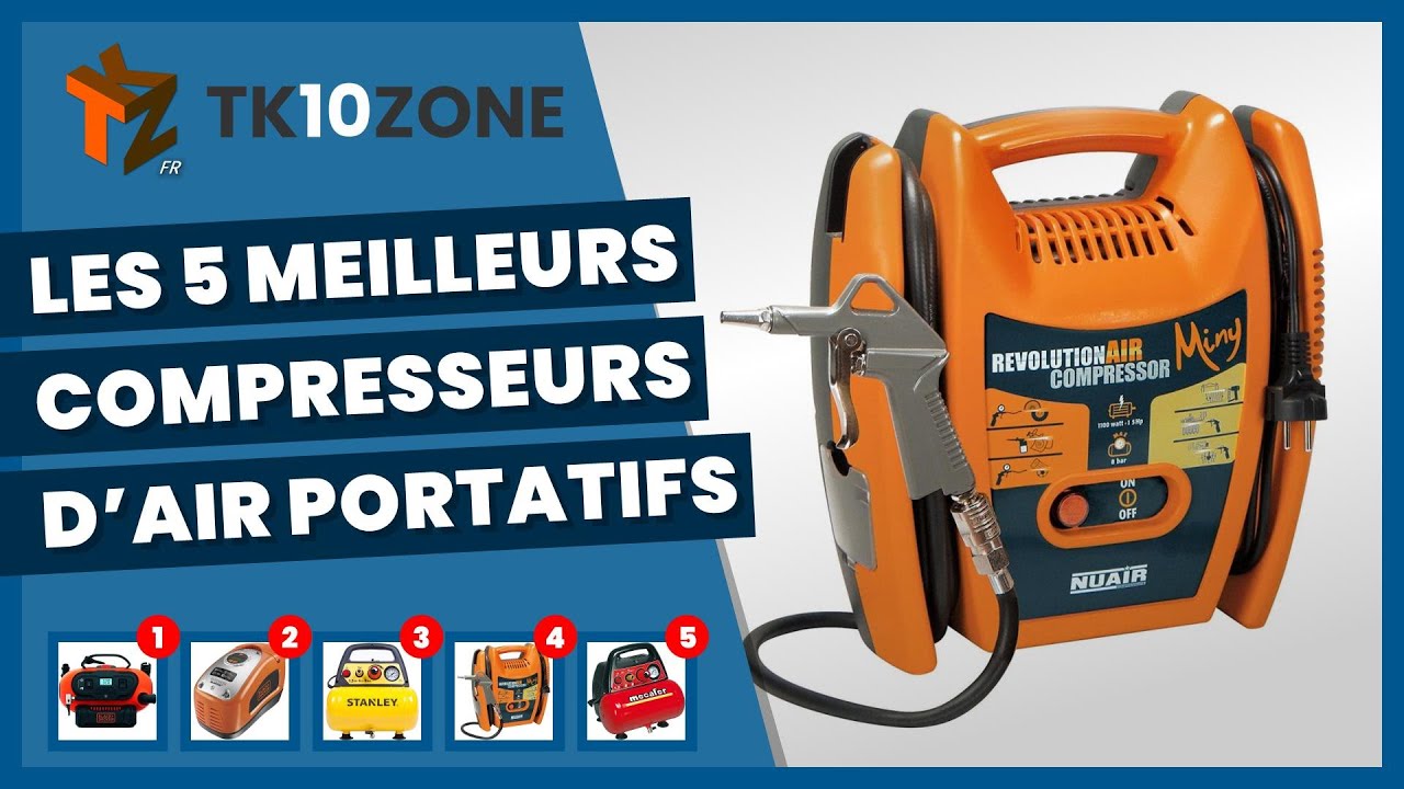 Les 5 meilleurs compresseurs d’air portatifs - YouTube