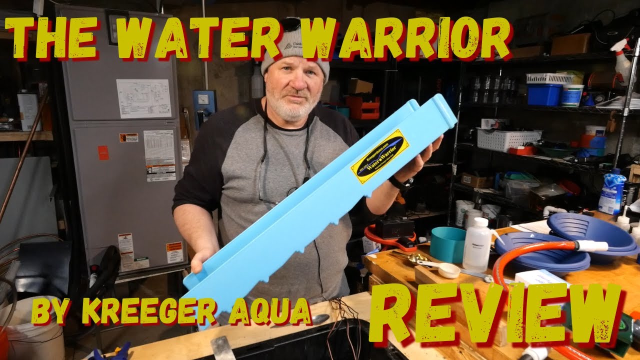 review of the water warrior sluice by Kreeger aqua. A nice hyper ...