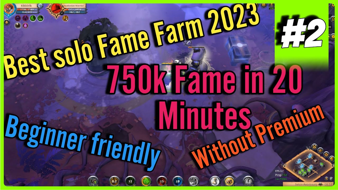 Albion Online Best Solo Fame Farming 2023 - 750k Fame in 20 Minutes ...