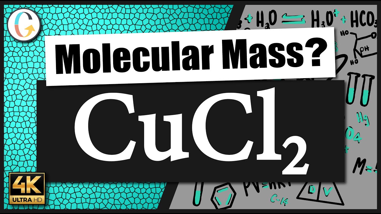 How to find the molecular mass of CuCl2 (Copper (II) Chloride) - YouTube