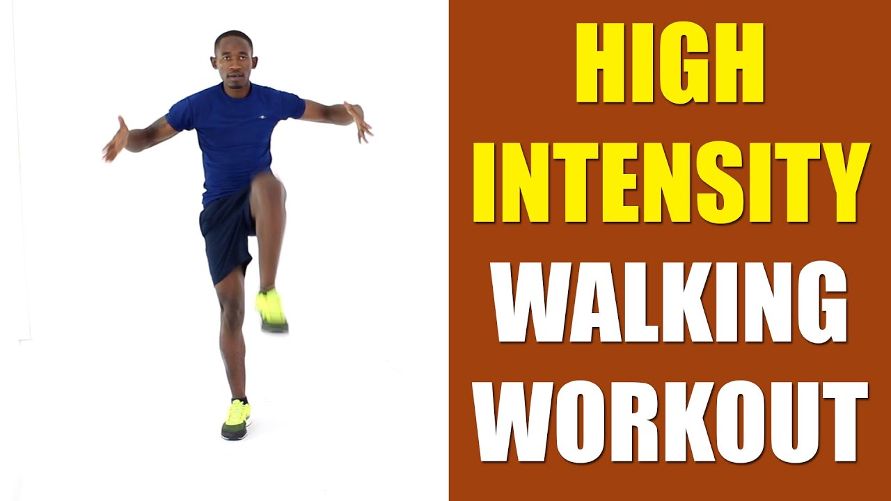 High Intensity Walking Workout | Walk at Home to Burn Belly Fat and ...