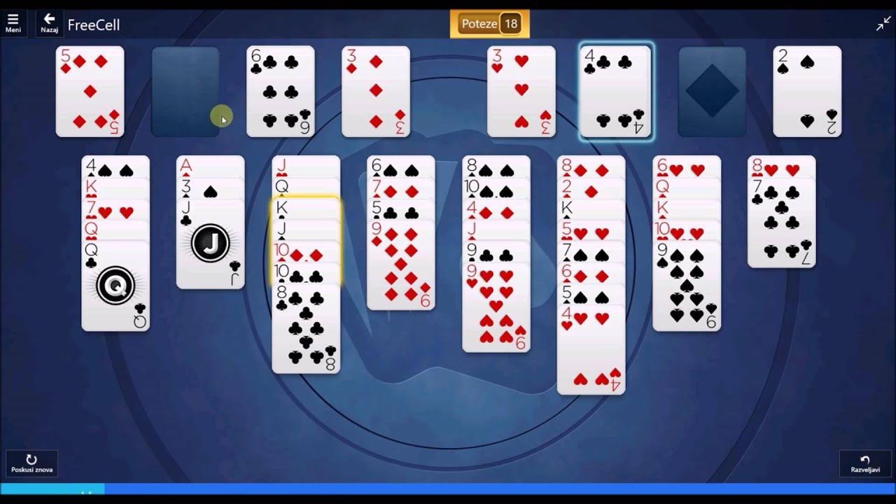 Microsoft Solitaire Collection - FreeCell September 11 2015 - YouTube