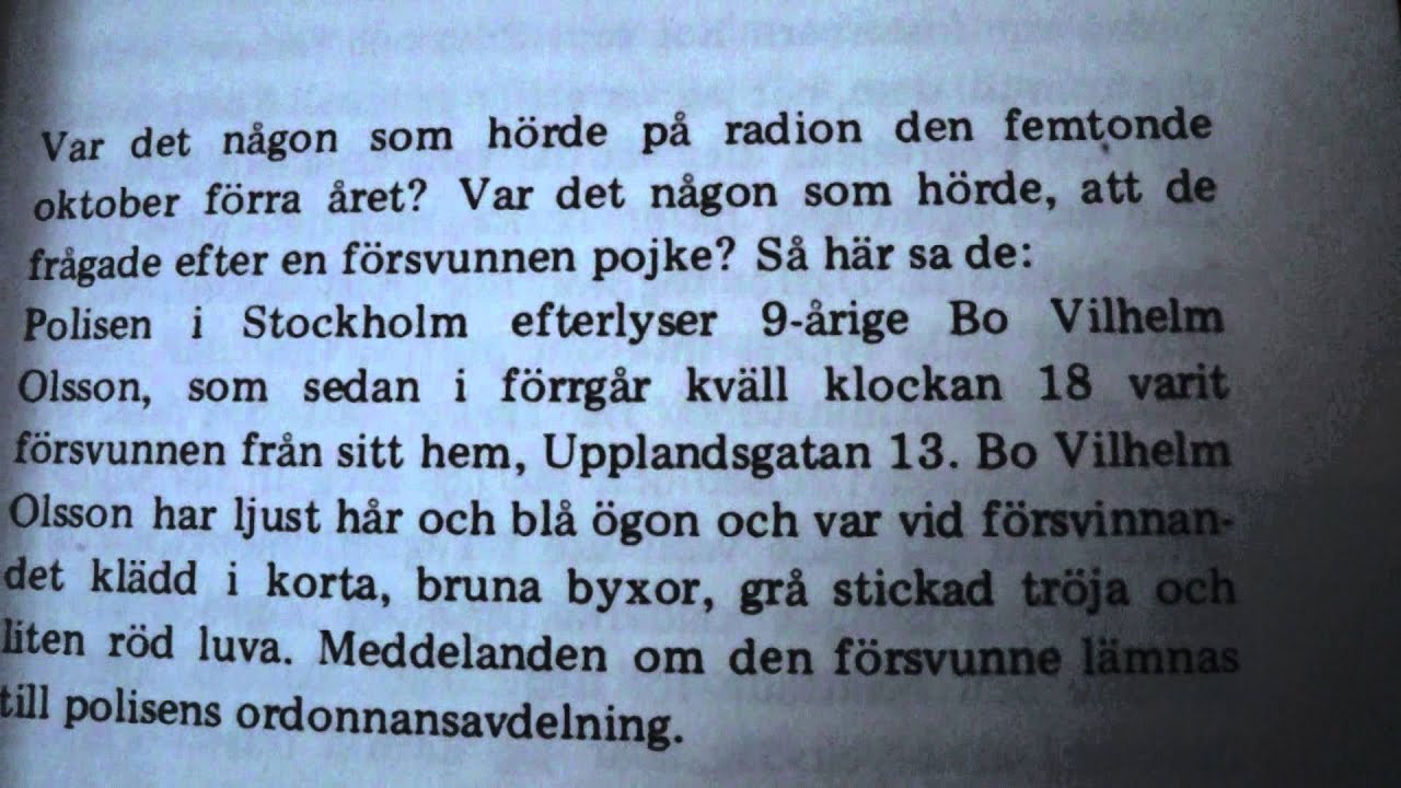 Swedish Textual Reading #1 Mio, min Mio - YouTube