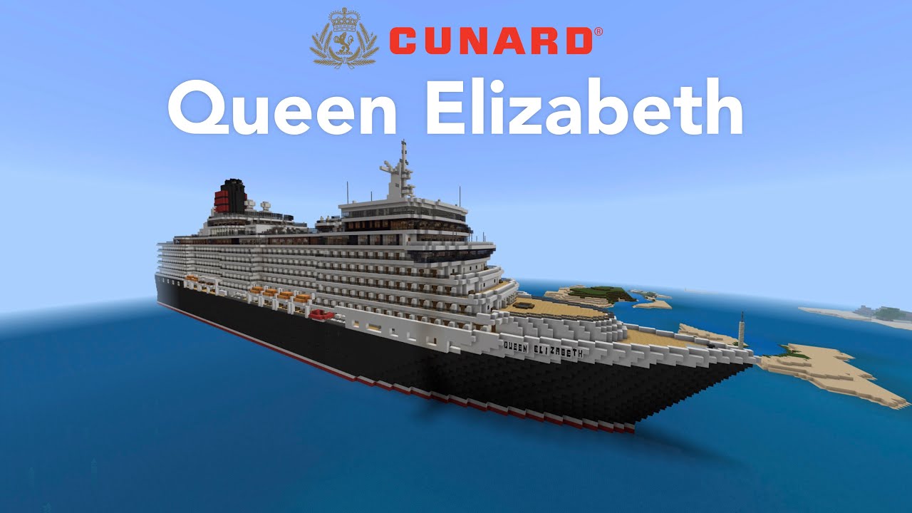 Minecraft MS Queen Elizabeth - YouTube