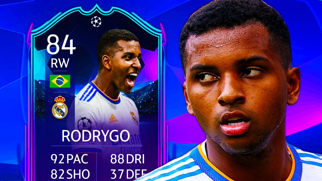 TALENT! 🔥 84 RTTK RODRYGO PLAYER REVIEW - FIFA 22 ULTIMATE TEAM - YouTube