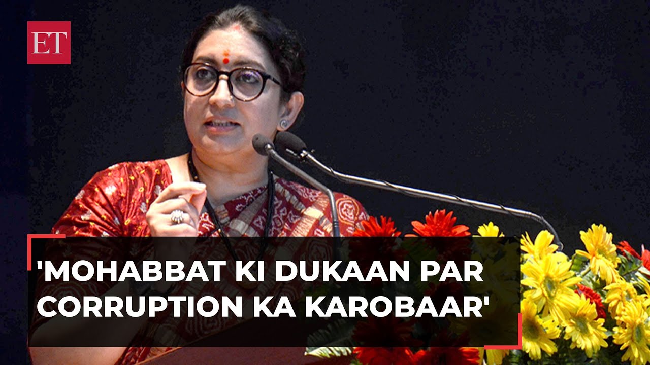 Smriti Irani jibes at Congress on Odisha I-T raids: 'Mohabbat ki dukaan ...