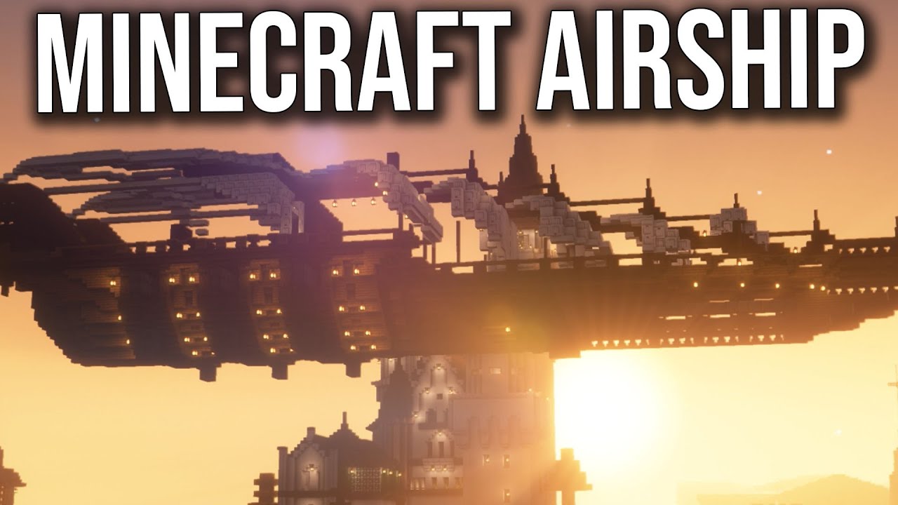 This Minecraft Airship Build is INSANE - YouTube