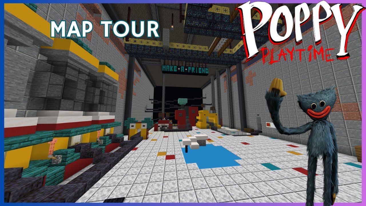 Poppy Playtime Chapter 1 in Minecraft (Map Tour) - YouTube
