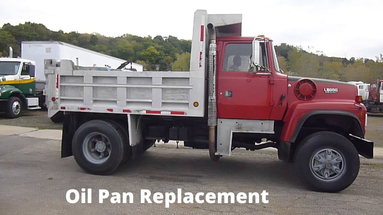 Ford L8000 Oil Pan Replacement - YouTube