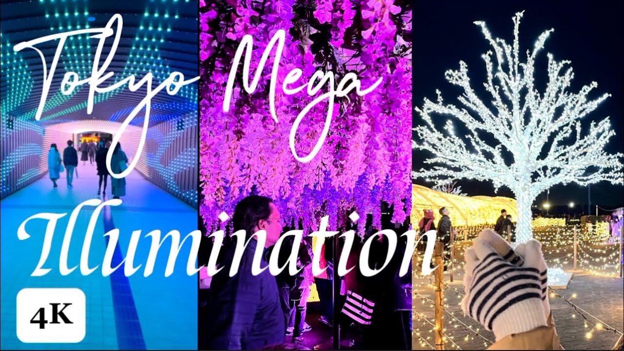Tokyo Mega Illumination | Full Walking Tour 4K | Visit before ...