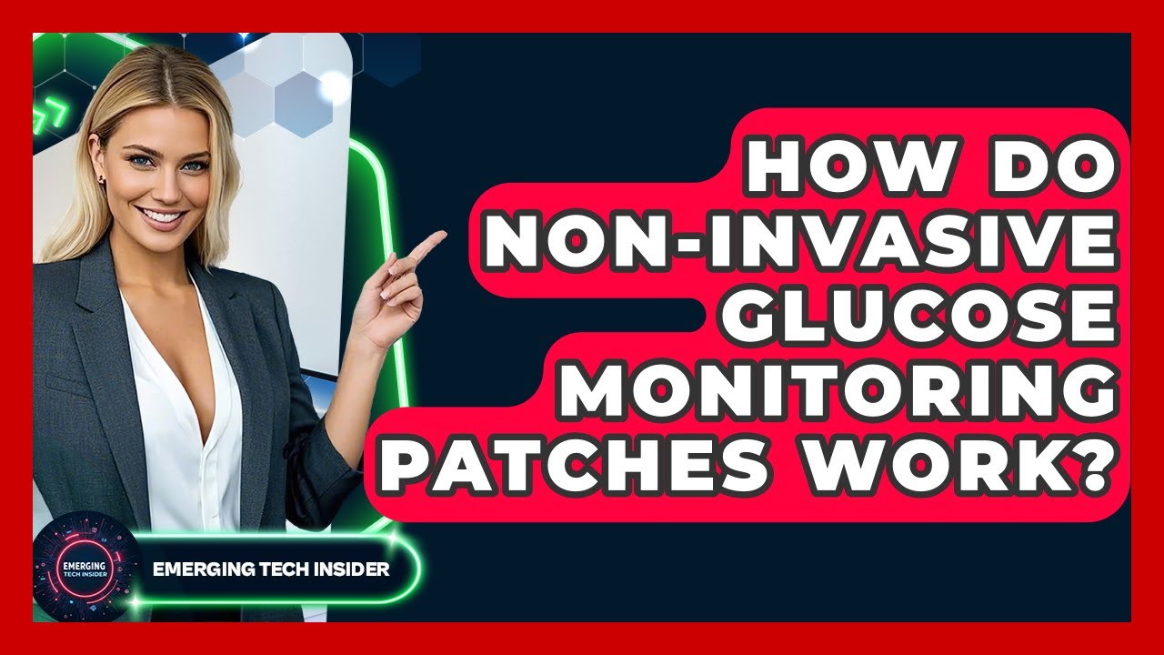 How Do Non-invasive Glucose Monitoring Patches Work? - Emerging Tech ...