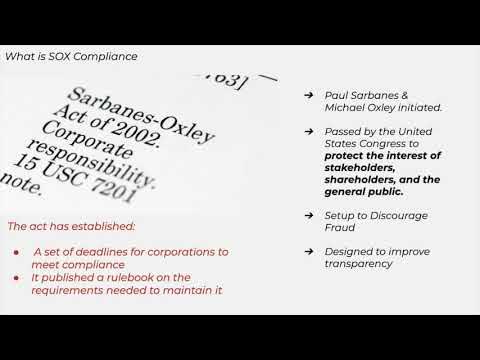 A Beginner's Guide to SOX Compliance - YouTube