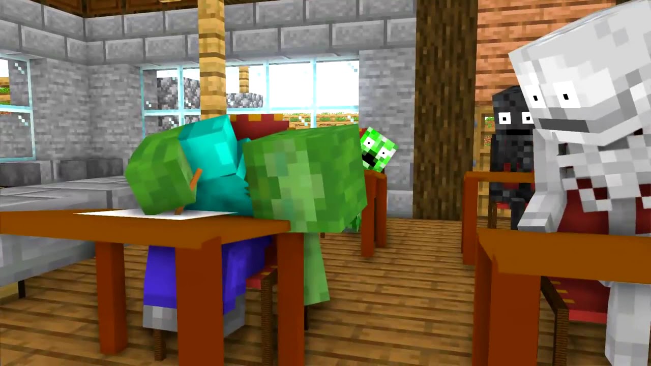 Minecraft Monster school - YouTube