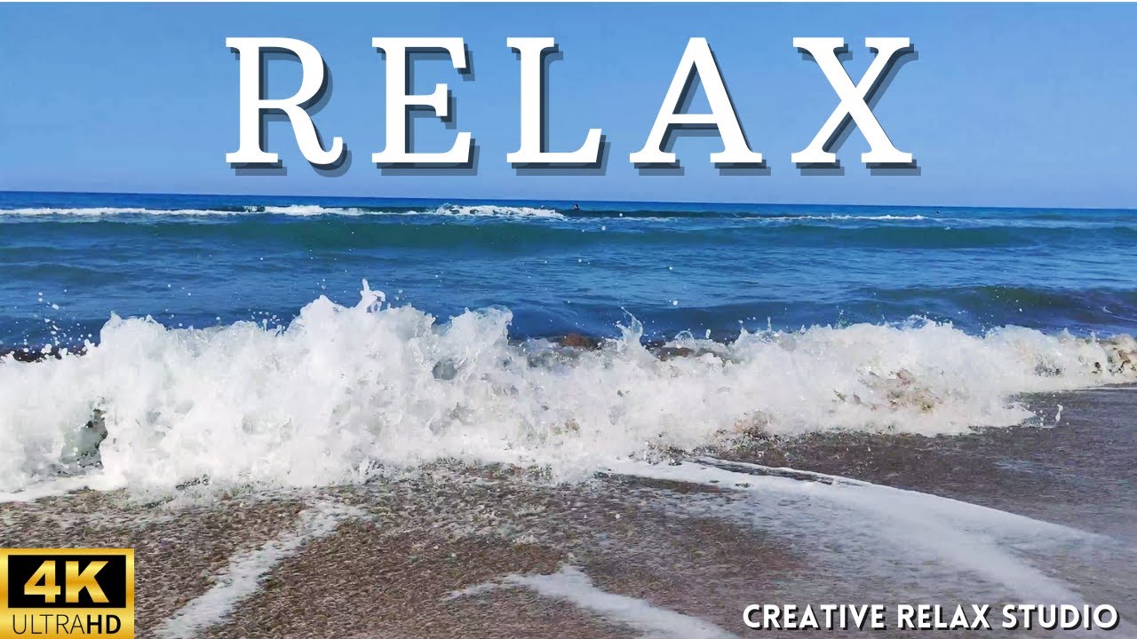 Relaxing Music - 4K Video - Beach - Calm Ambiance - YouTube