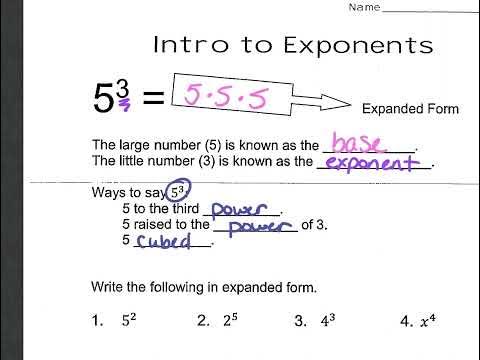 Intro to Exponents - YouTube