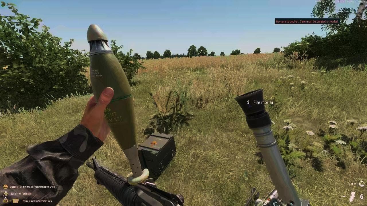 Arma Reforger - Demoing Mortar Calculator on a HQ Building - YouTube